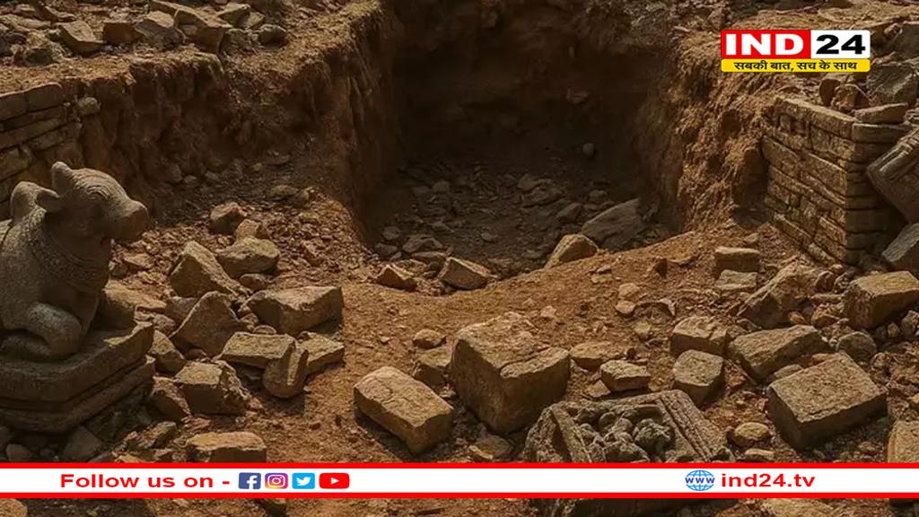 MP के जंगलों में खजाने की खोज, चंदेलकालीन मंदिरों के गर्भगृह तक खोद डाले - IND24